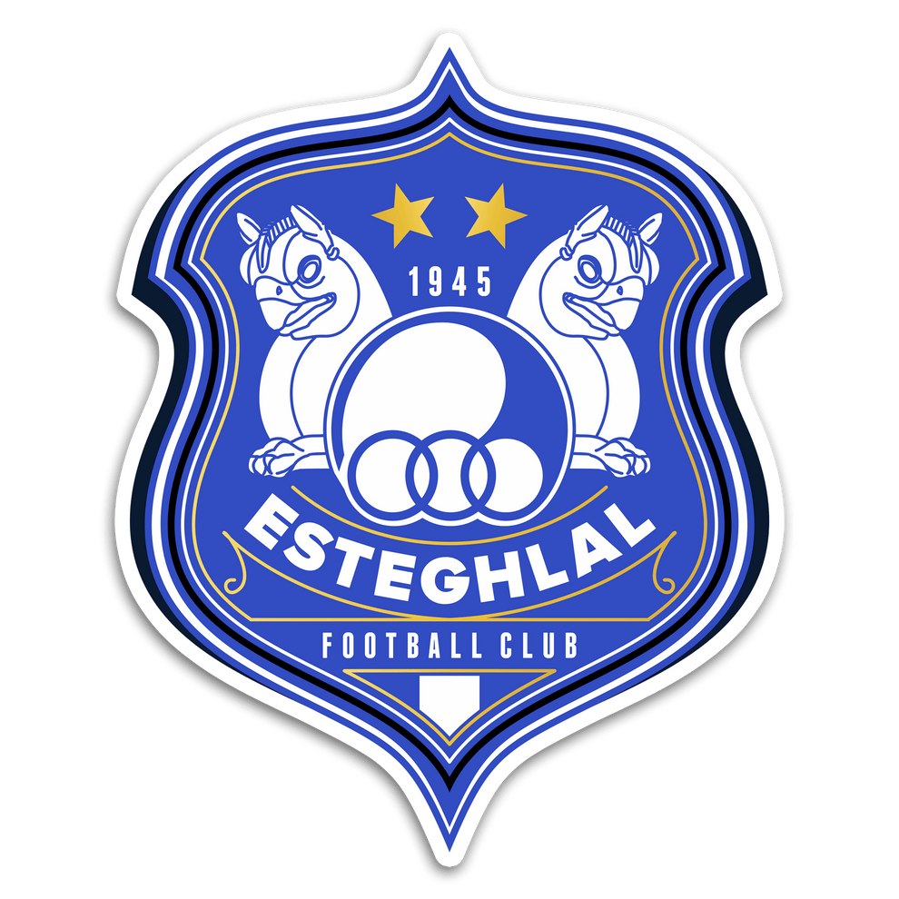 ESTEGHLAL FC Logo Redefined Sticker – Persian Sticker Stories